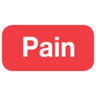 Pain labels - Cohesion Labels